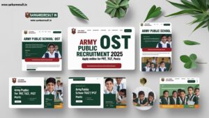 Army Public School OST Recruitment 2025 – Apply Online For PRT, TGT ...